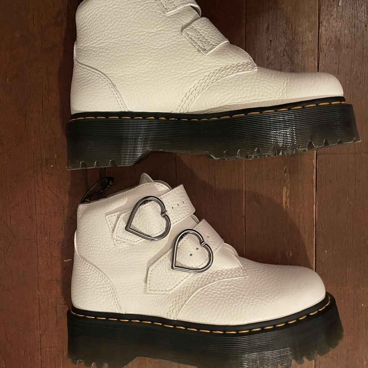 Dr. Martens Devon boots with heart buckles! The... - Depop