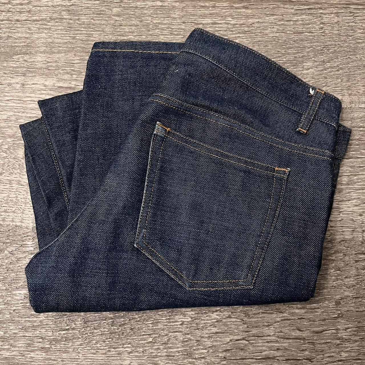APC raw denim in perfect condition. Barely worn,... - Depop