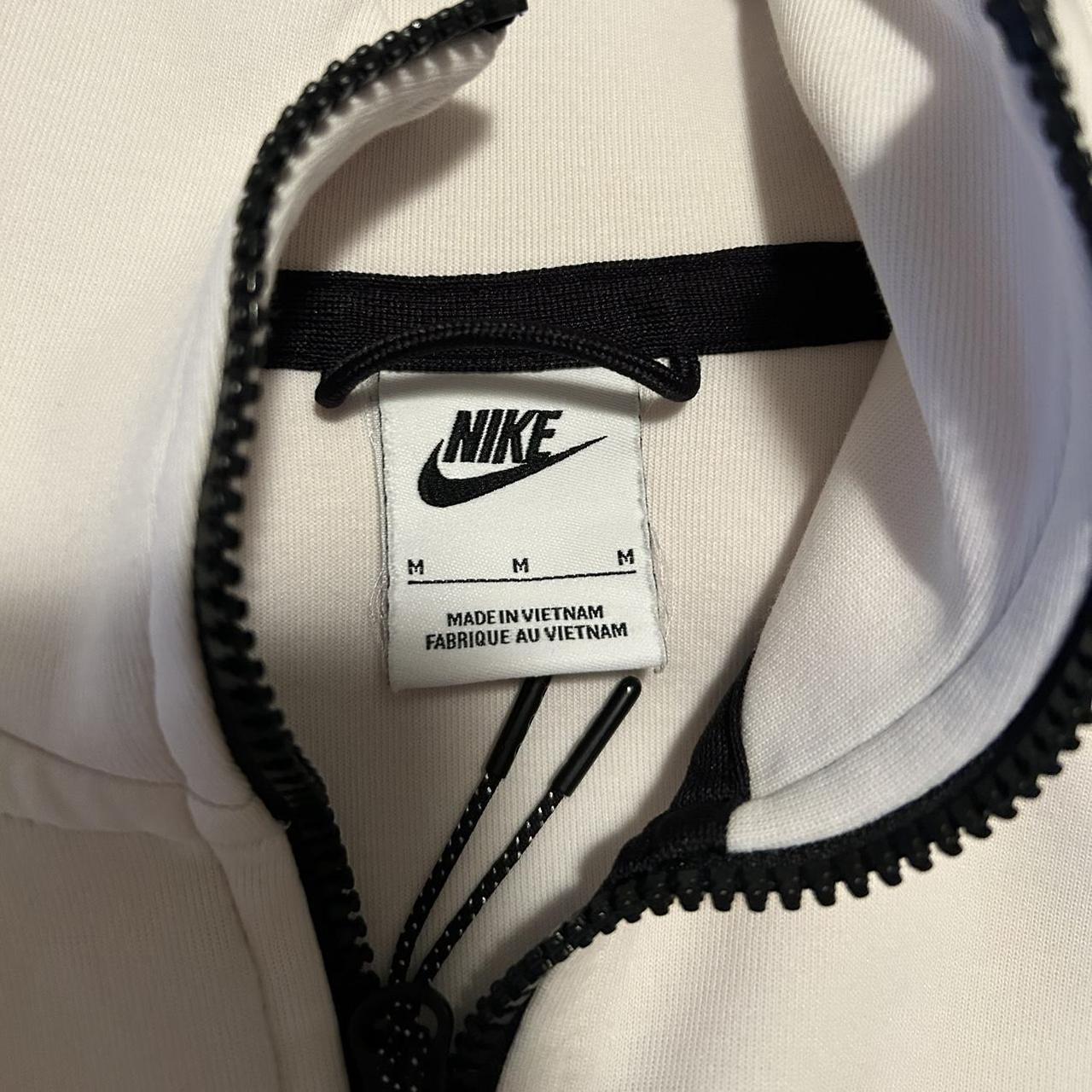 white nike tech size small #nike #sweatshirt... - Depop