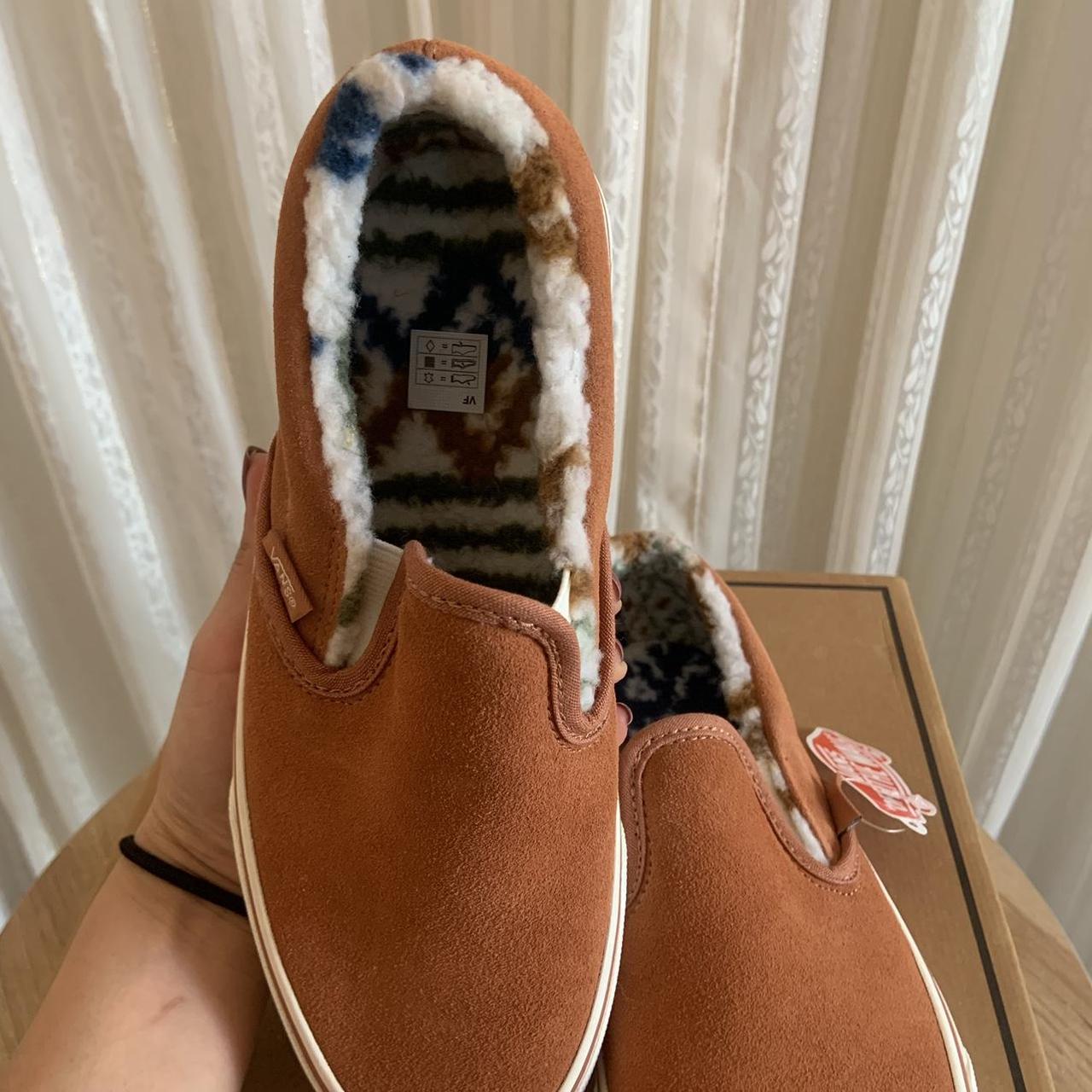 Vans Suede Sherpa Slip On New, Never worn, In... - Depop