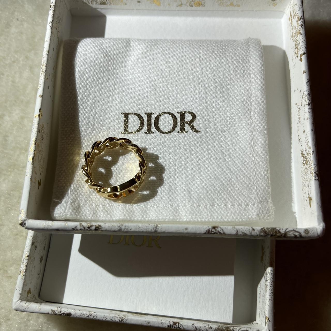 DIOR DANSEUSE ÉTOILE RING💍 Authentic CD gold ring in... - Depop