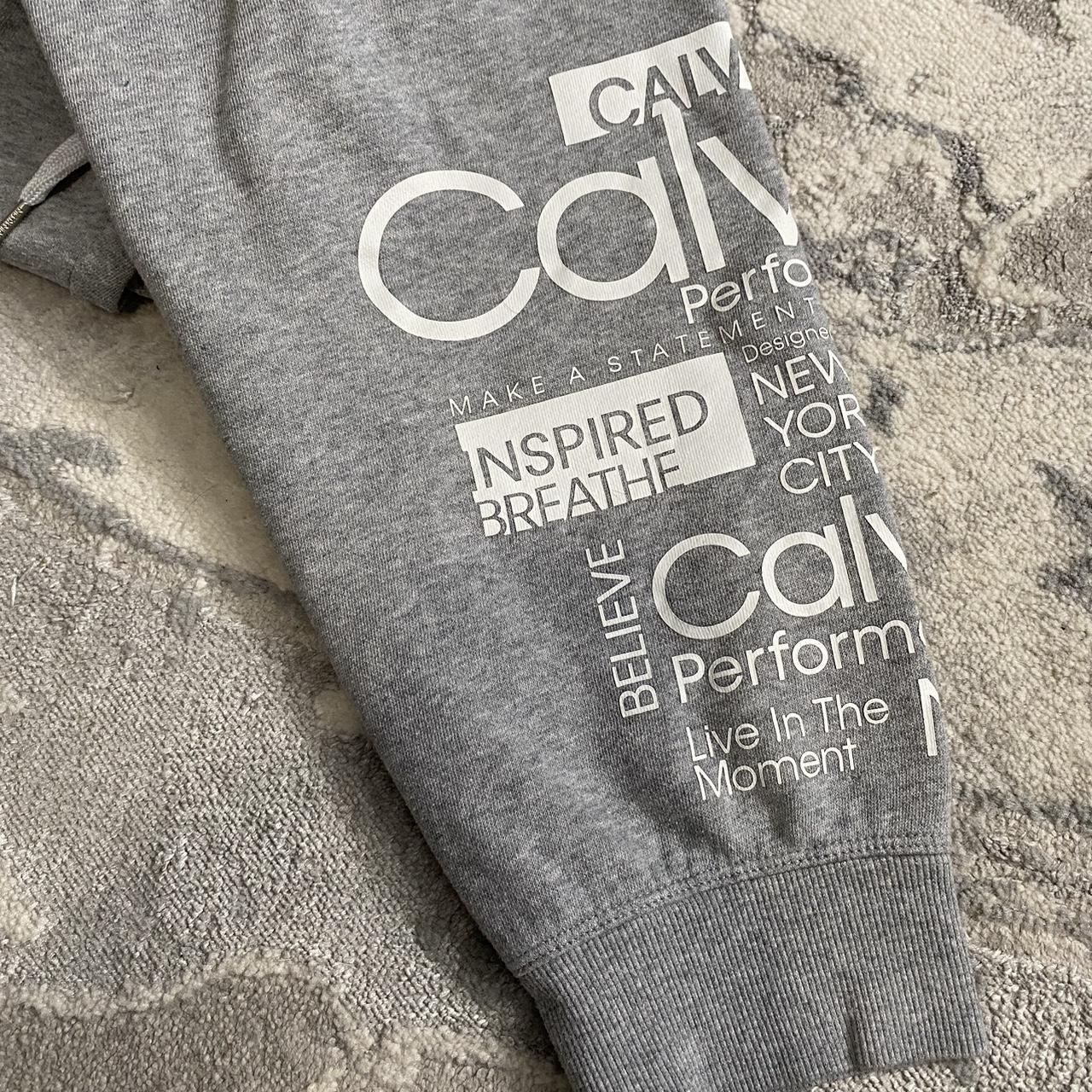 Calvin Klein grey sweatpants size M but fit smaller - Depop