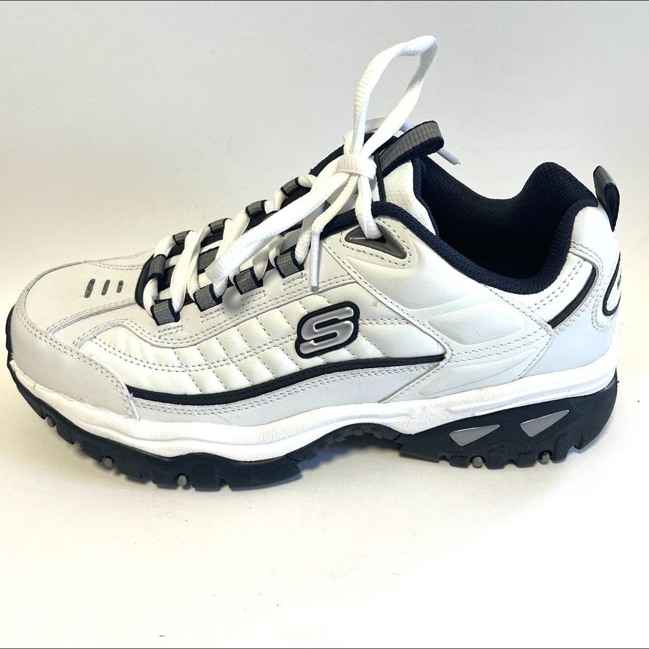 Skechers Men's White Trainers | Depop