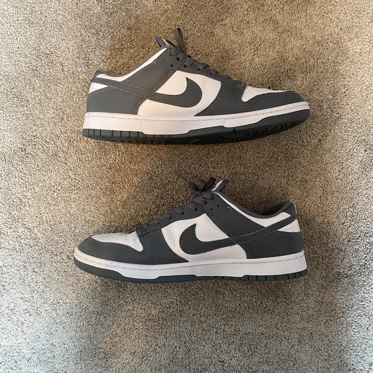 Nike Dunk Low By You Custom Cool Grey Panda #dunk... - Depop