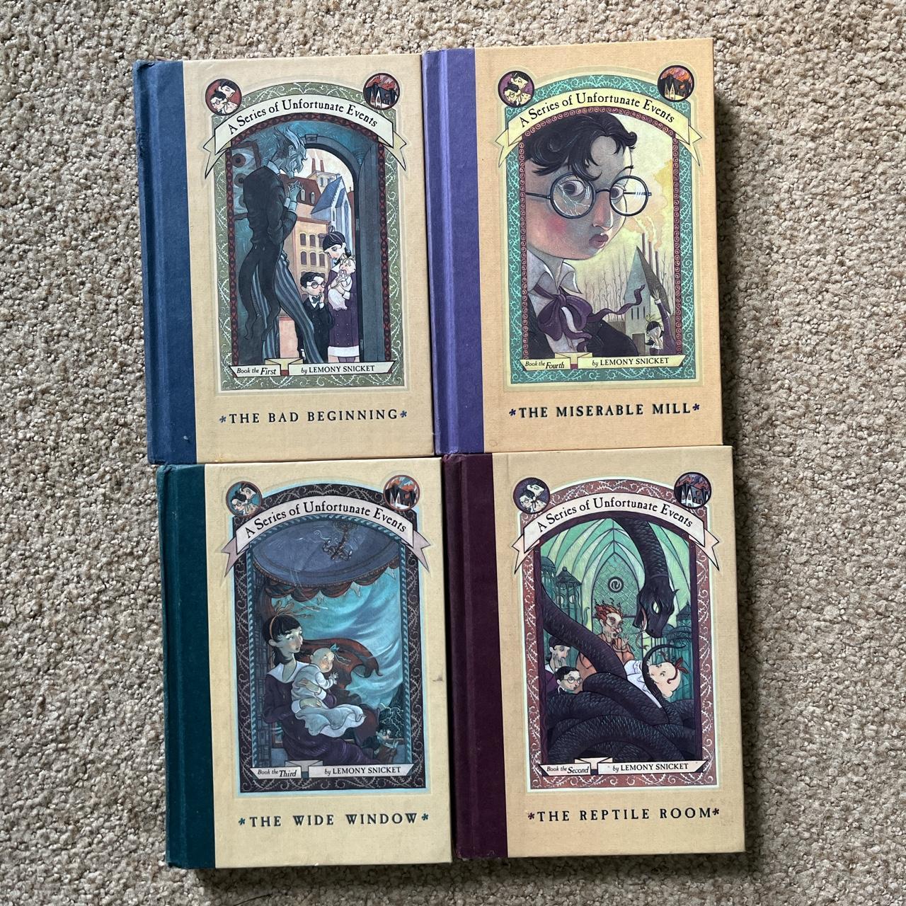 A Series Of Unfortunate Events Books. All 4 books in... - Depop
