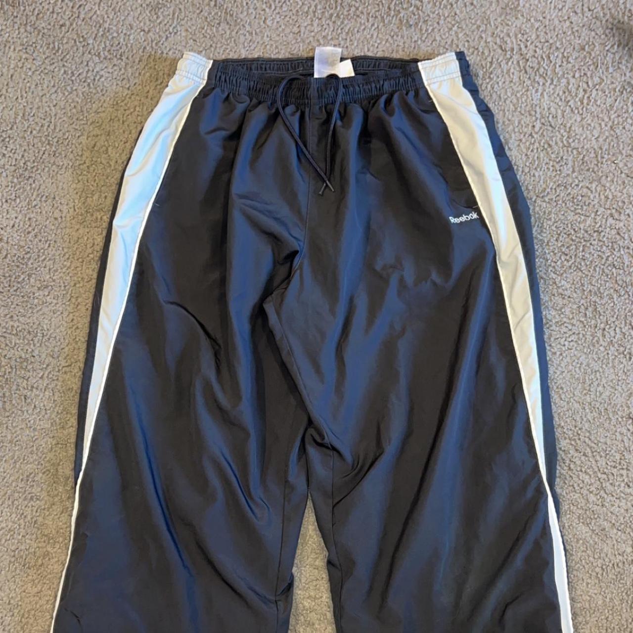 Reebok Polyester Track pants Perfect for skiing or... - Depop