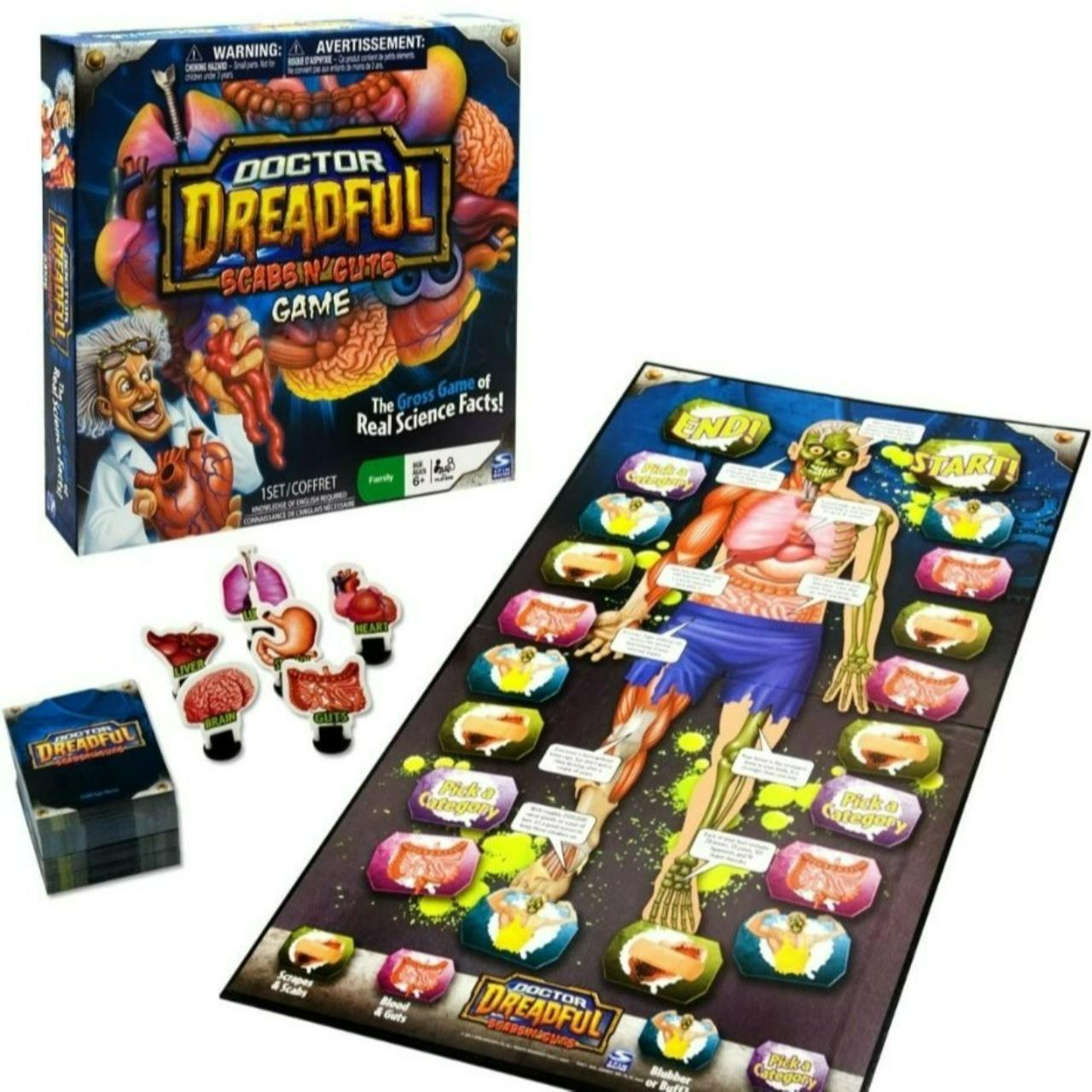 Spin Master Dr. Dreadful Scab & Guts Board Game Body... - Depop