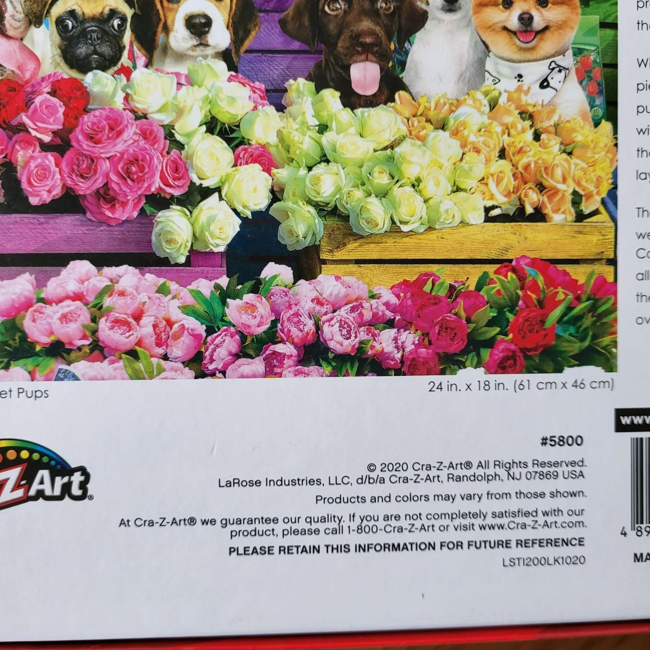 Cra-Z-Art Colorluxe Premium Puzzle Flower Market... - Depop