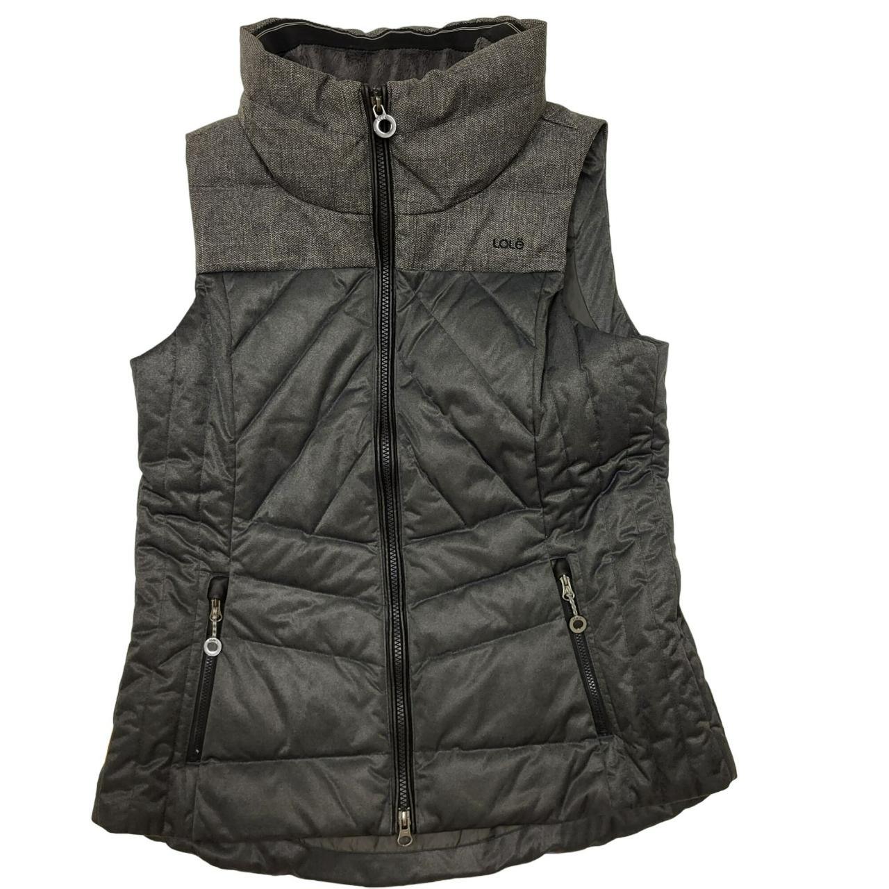 Lole Brooklyn Quilted Vest 2 Tone Two Way Full Zip... - Depop