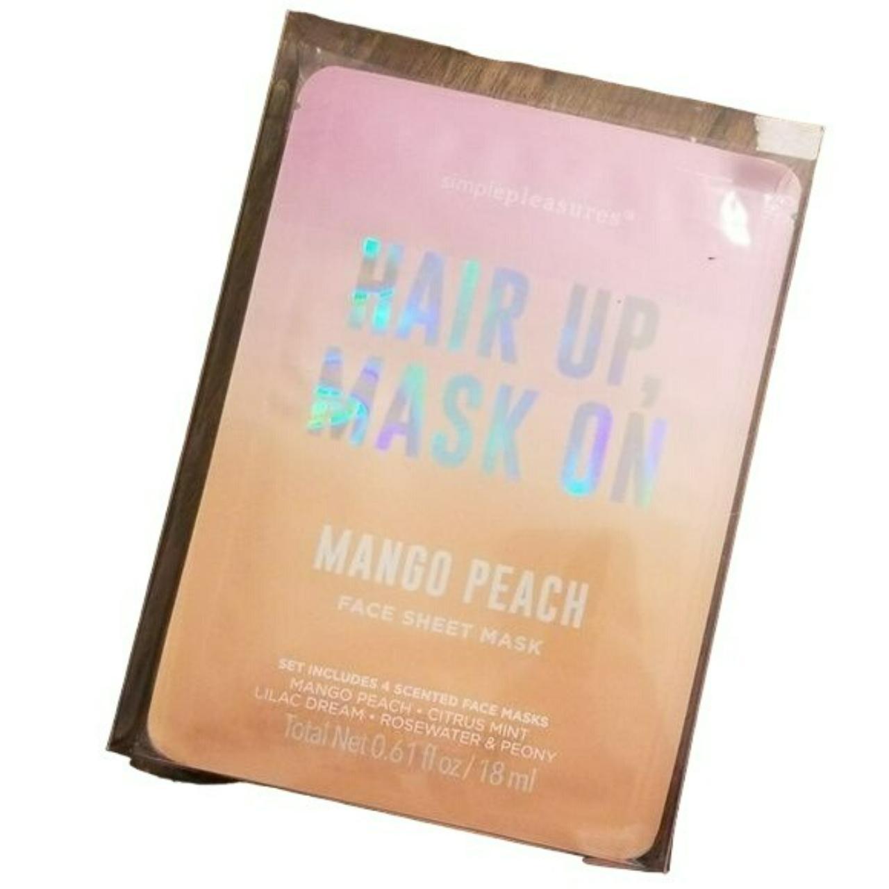 Simple Pleasures 4 piece Face Sheet Masks 4 Masks... - Depop