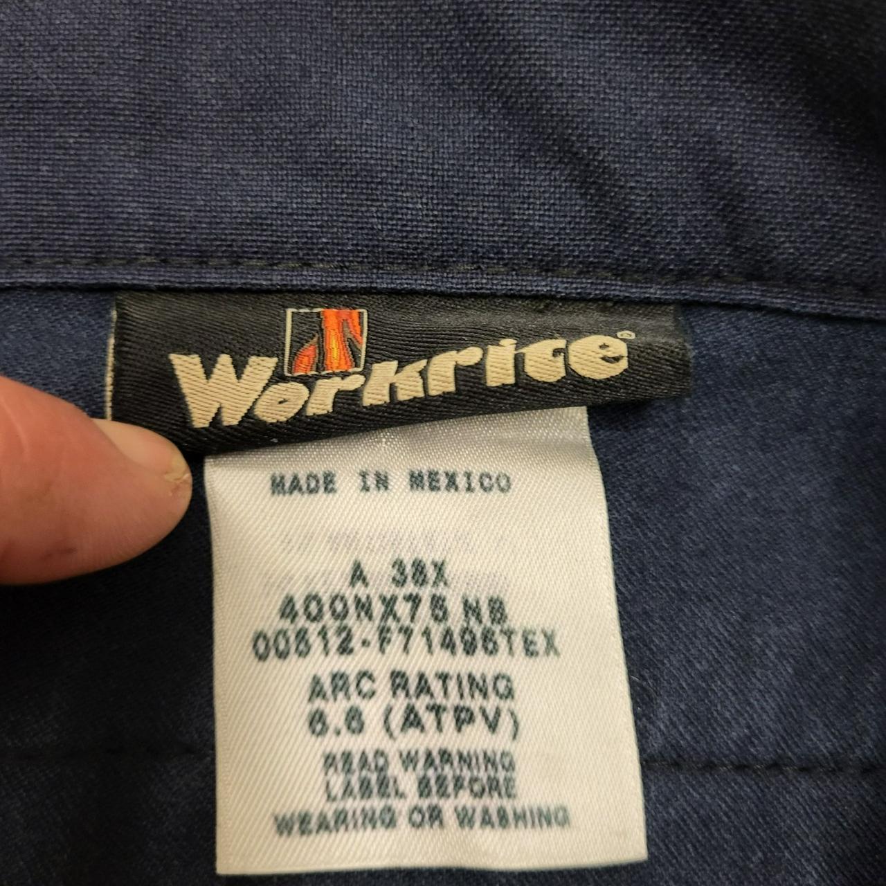 Workrite Uniform Full Cut Industrial Pants Flame... - Depop