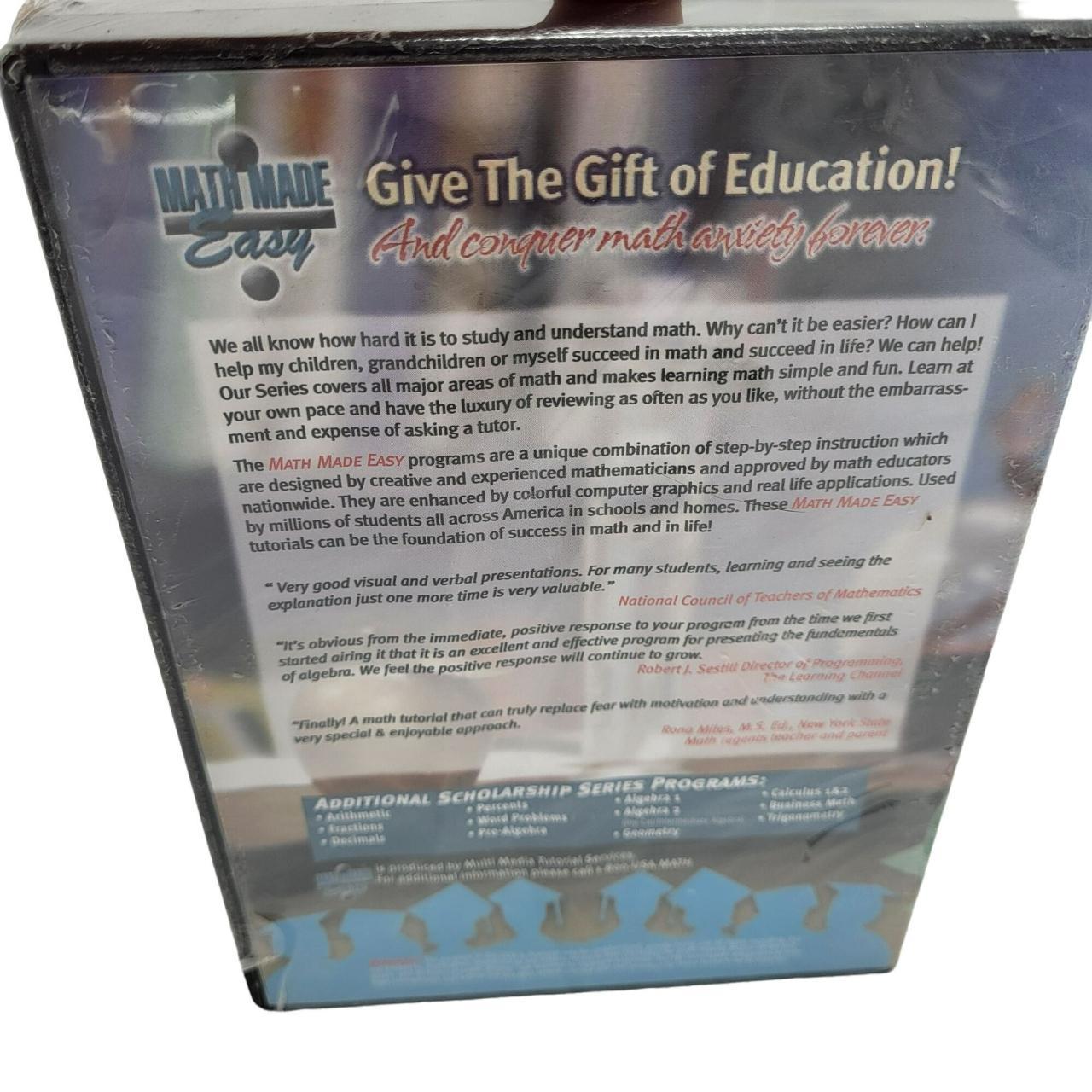 Math Made Easy Pre-Algebra Volumes 1 - 5 five DVD... - Depop