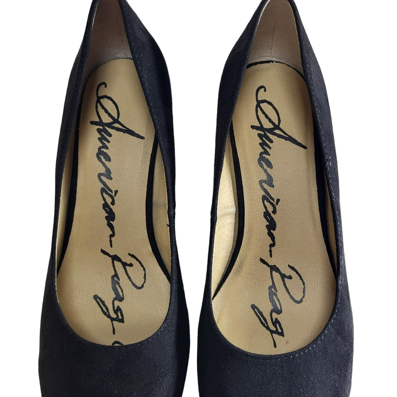 American Rag AR Kenna Black Heels Wedge Slip On... - Depop