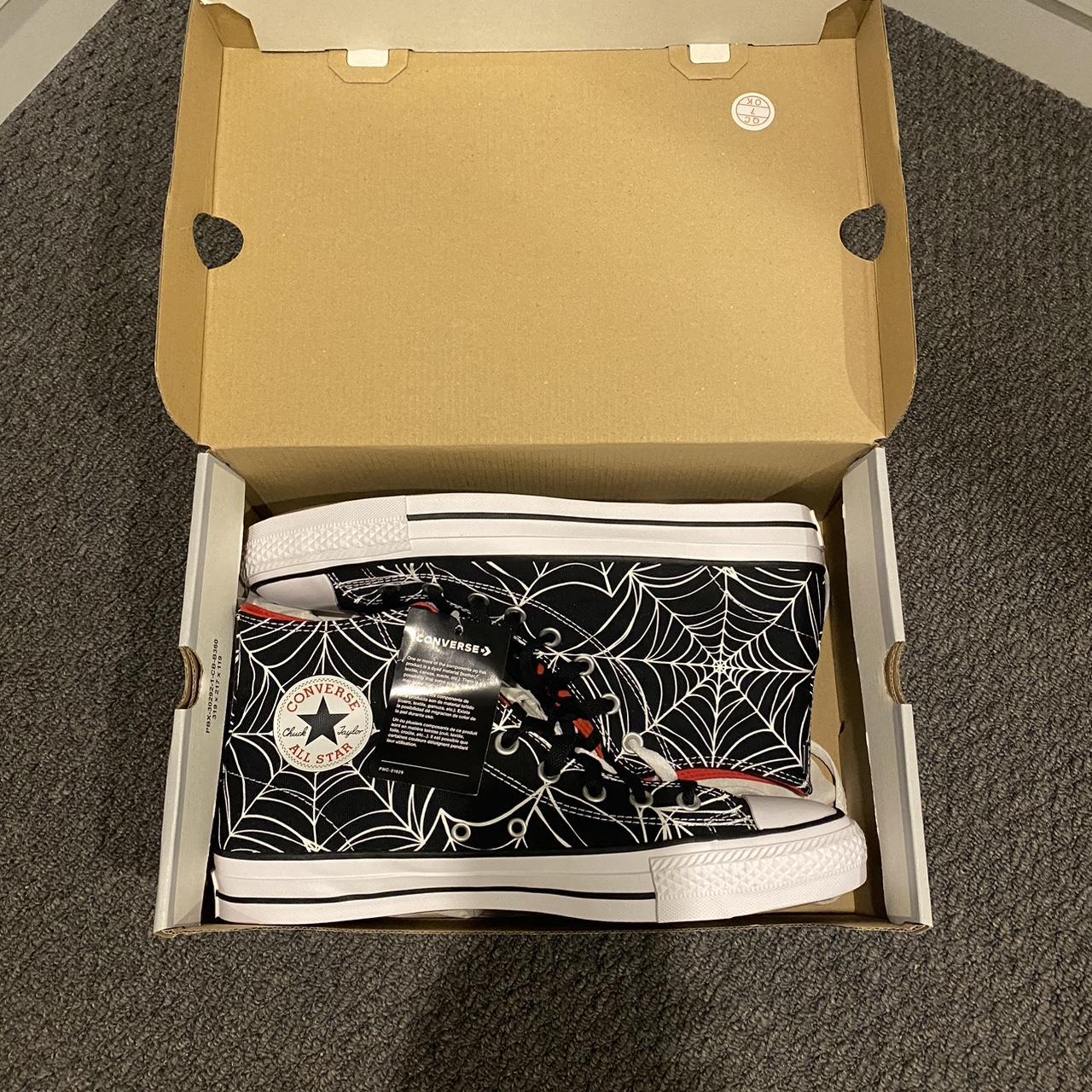 Original converse Spiderweb high tops. Comes with... | Depop
