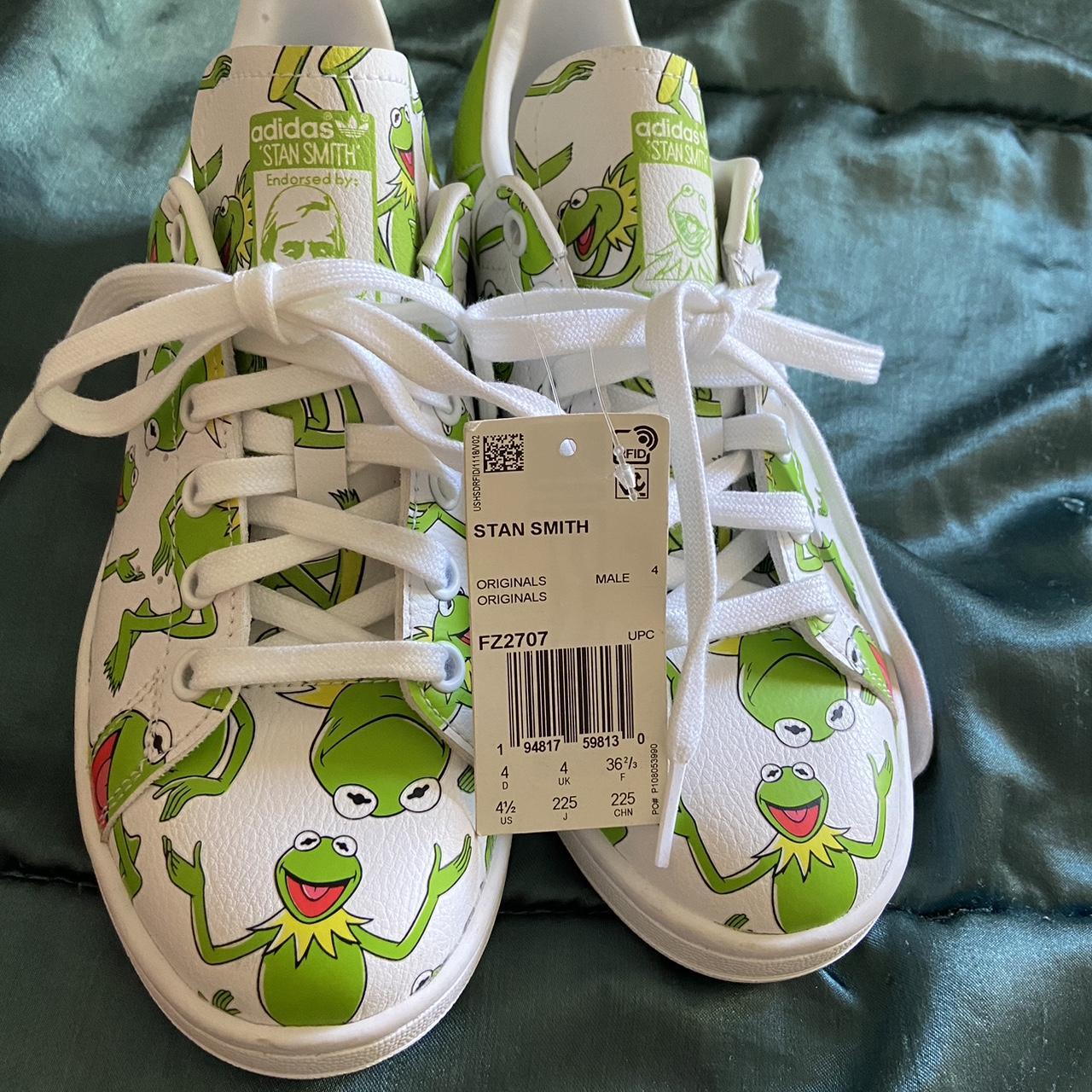 NEW Adidas x Sam Smith Kermit the frog size 4.5 M 7 W - Depop