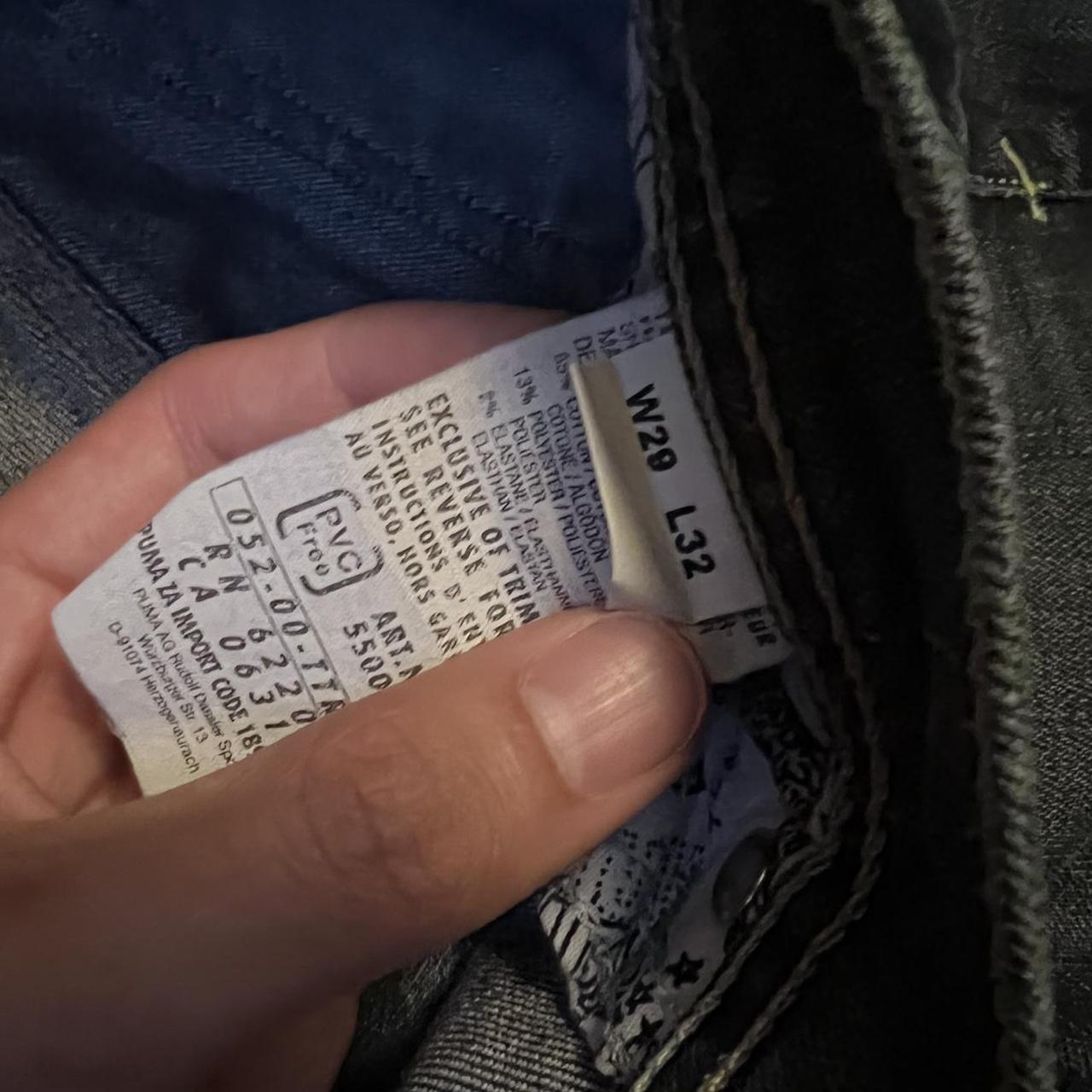 Vintage Y2K Evisu x Puma Denim Jeans Size: 29x32... - Depop