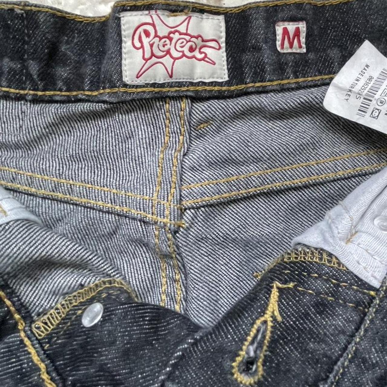 Black and white protect London jeans, amazing piece,... - Depop