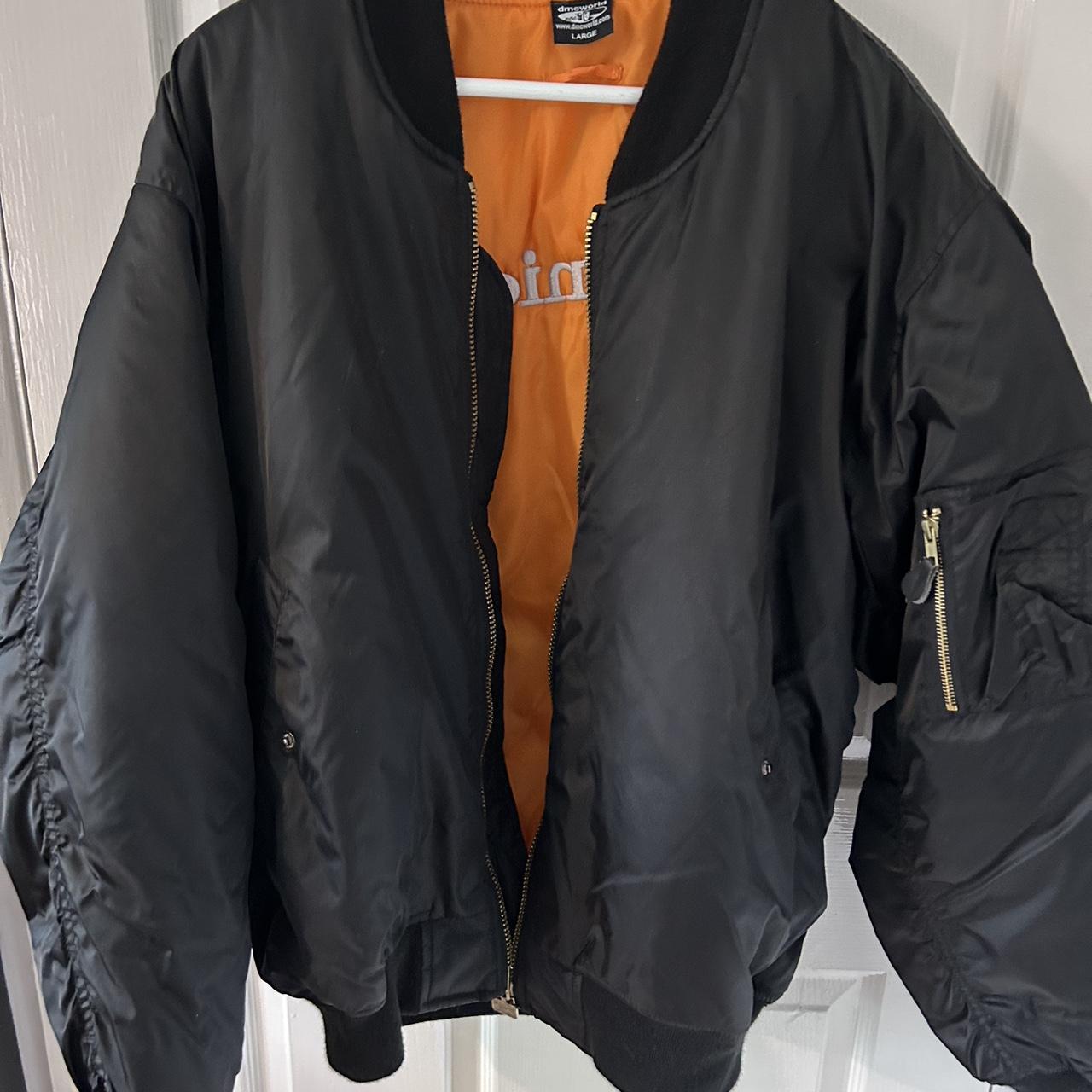 Technics Black Bomber Jacket. Size Large. Excellent... - Depop