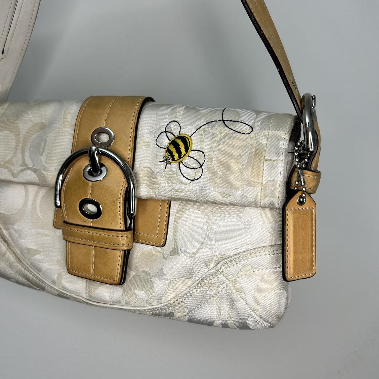 Coach Limited Edition Bumble Bee Ivory Signature... - Depop