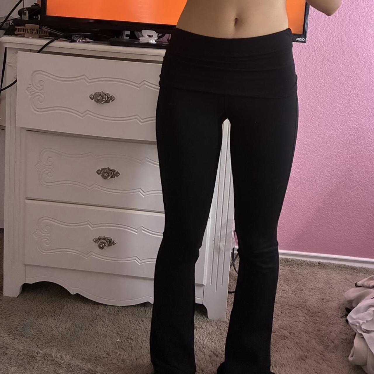 BRAND NEW WITH TAGS fold over or high waisted flared... | Depop