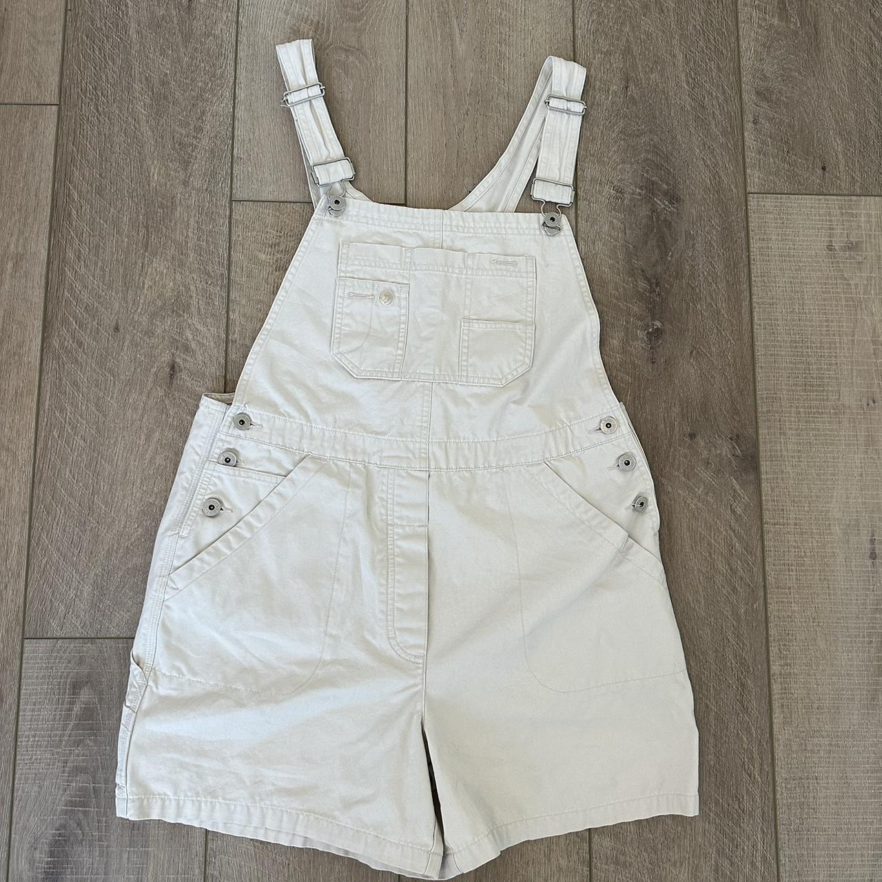 Women’s white/cream overalls! - Depop
