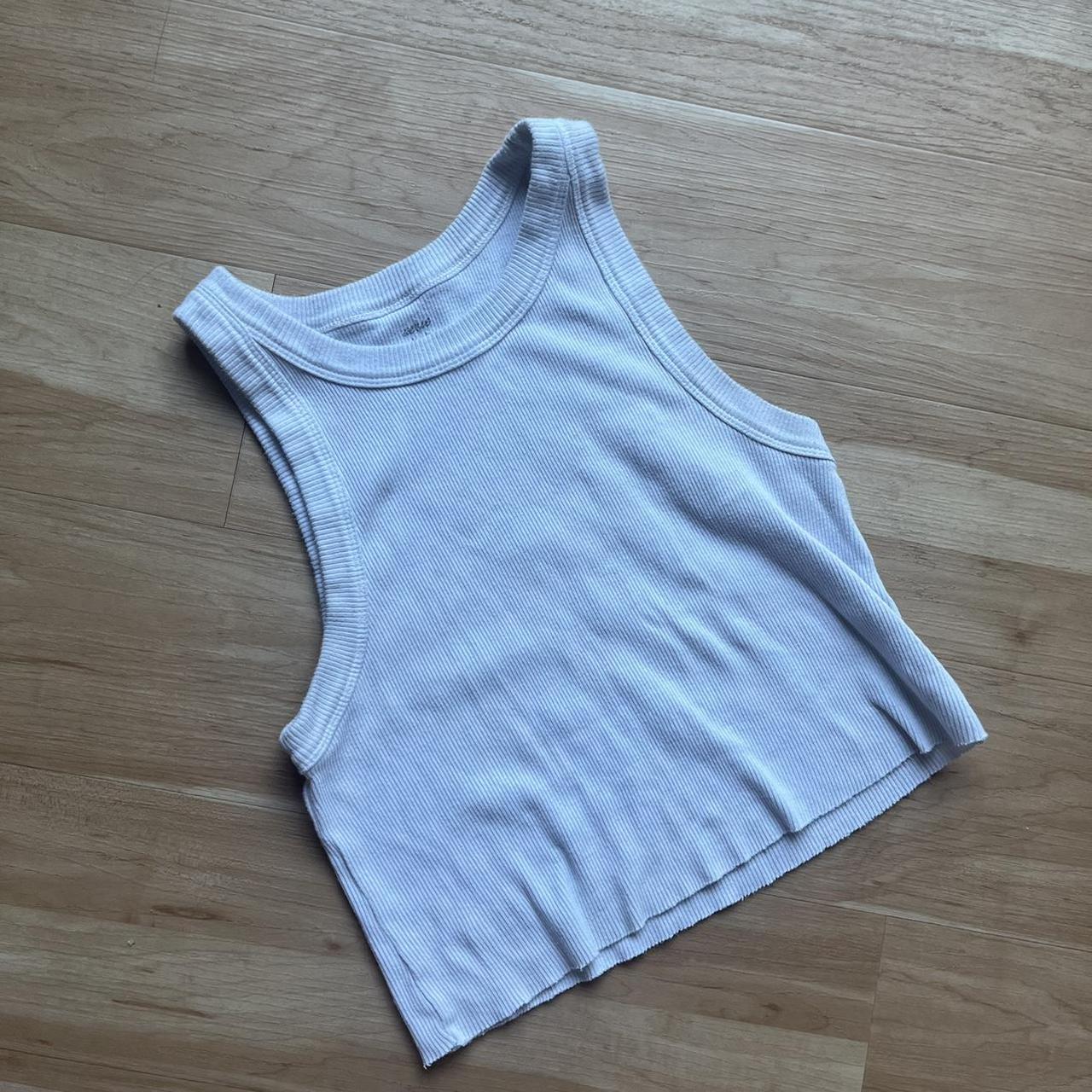 Super cute white aerie tank top In literally... - Depop