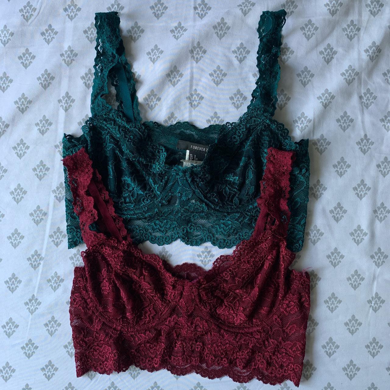 Forever 21 Lace Bra Size S ★ selling together! ★... - Depop
