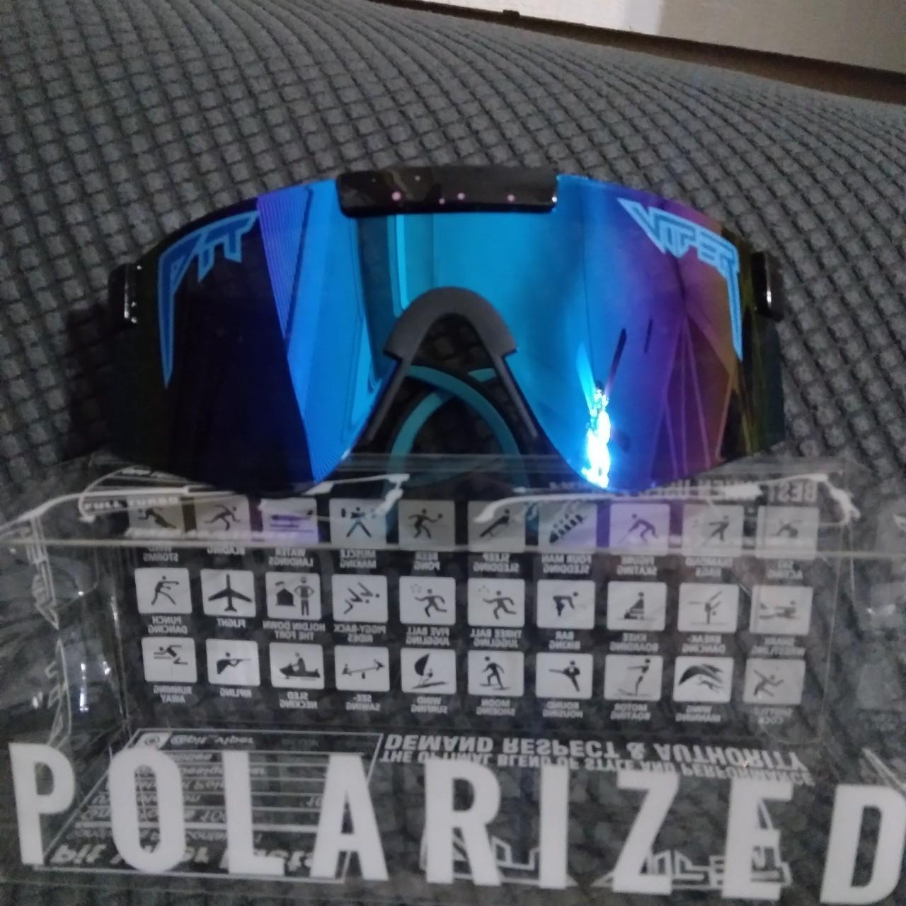 Pit Viper Shielded Sunglasses With Accessories - Depop