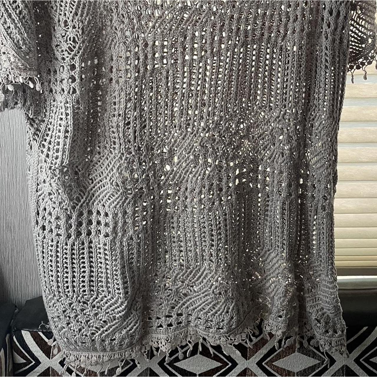 Crochet see through top Perfect for those days... - Depop