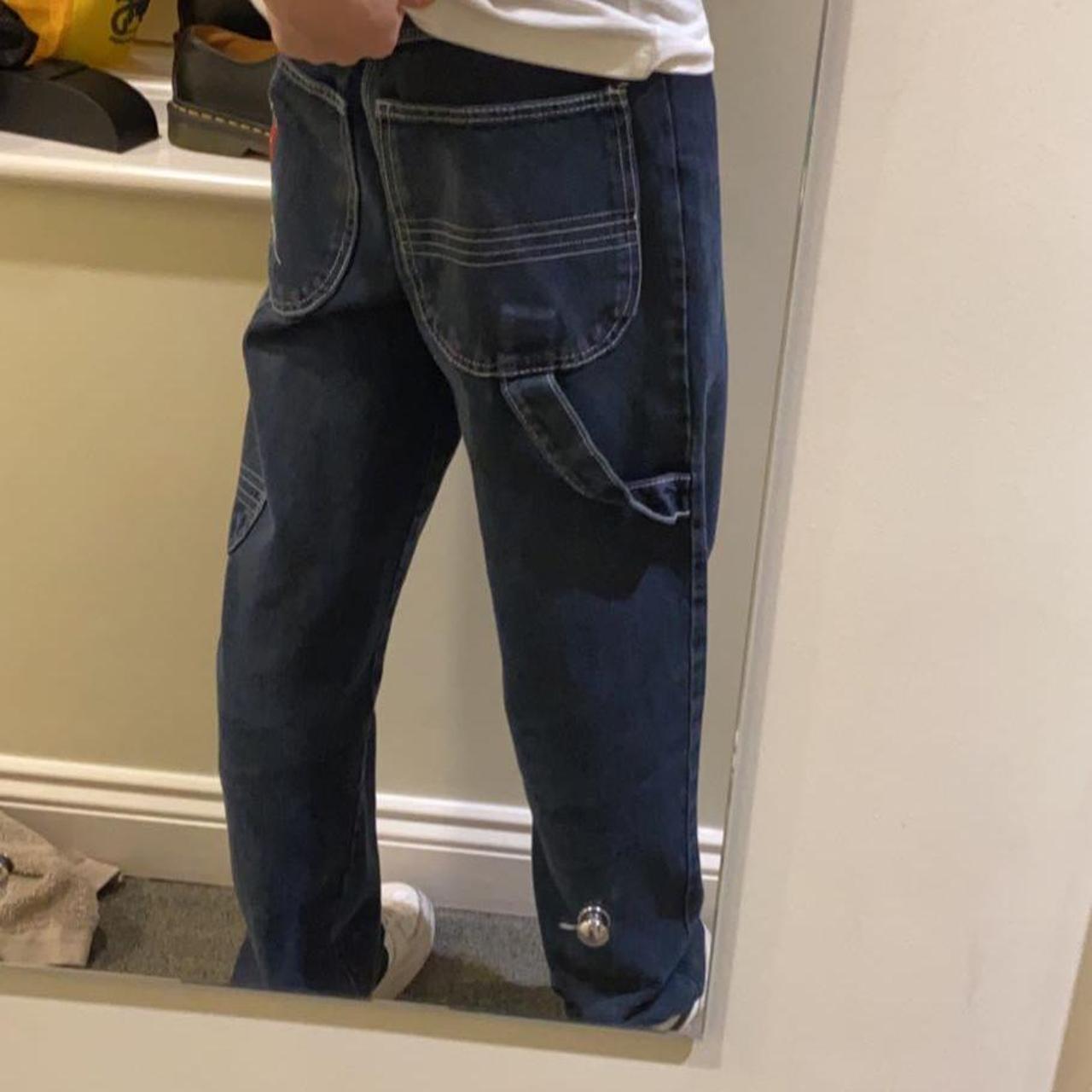 these are the dopest spliffy jeans i love them so... - Depop