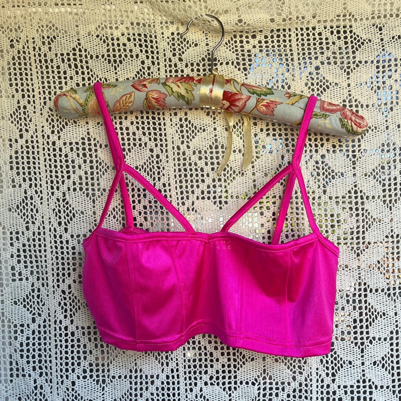 Cape Clique pink bralette top •bought at Melrose,... - Depop
