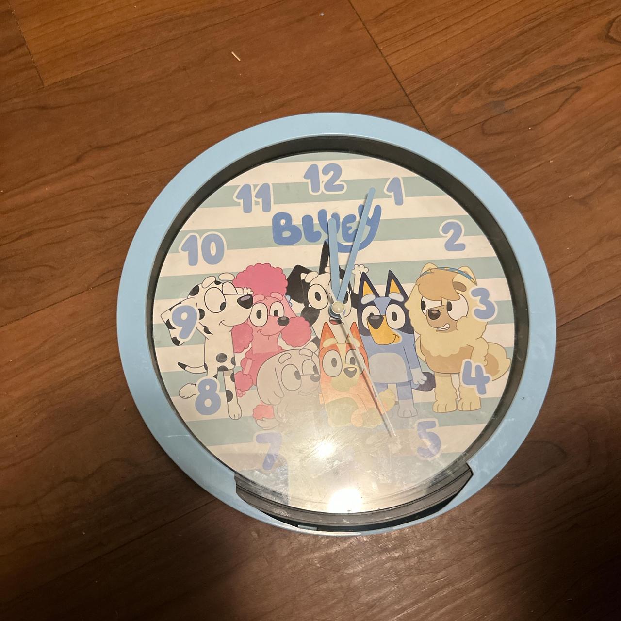 Cute Bluey clock with some of the characters... | Depop