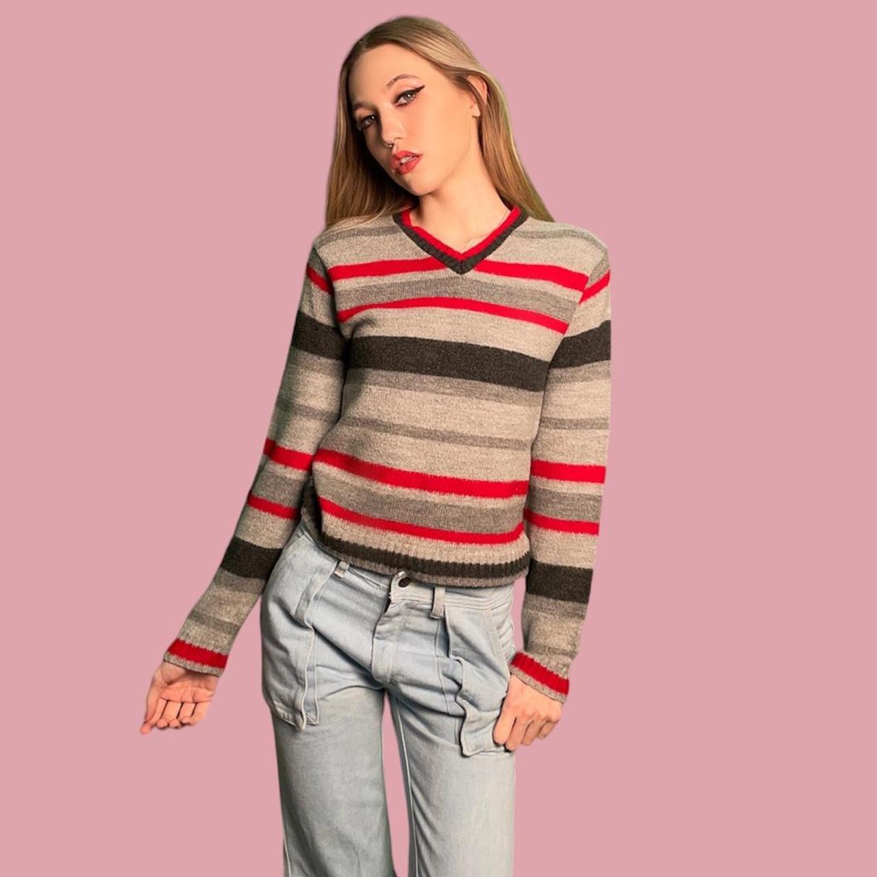 vanity girl gear 90s sweater ⚙️ - made in usa -... - Depop