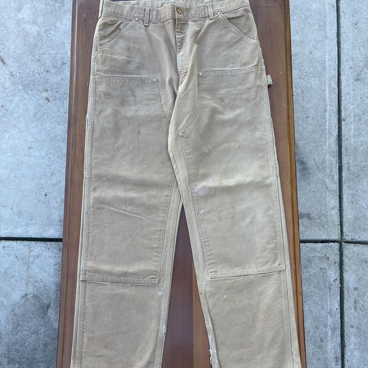 Vintage Union Made Carhartt Double Knees Tagged... - Depop