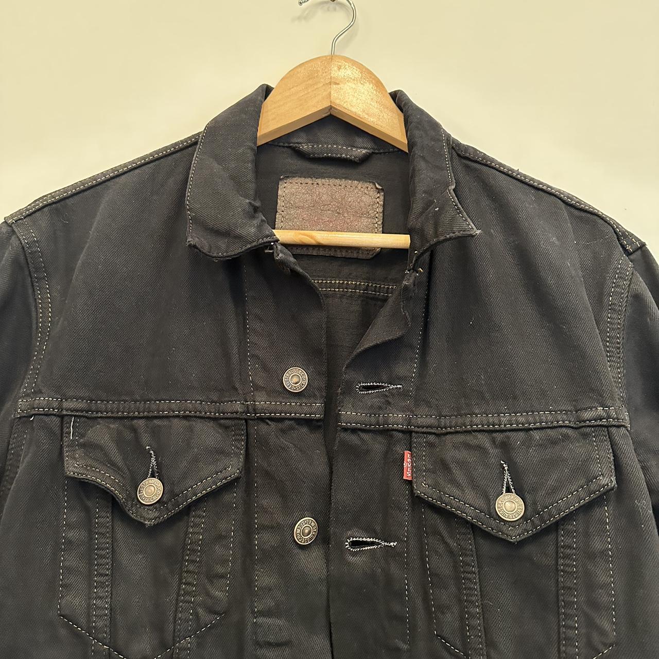 Black Levi denim jacket Size Small Been worn... - Depop