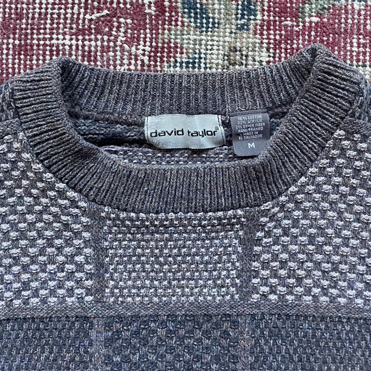 Vintage David Taylor Sweater Made in El Salvador... - Depop