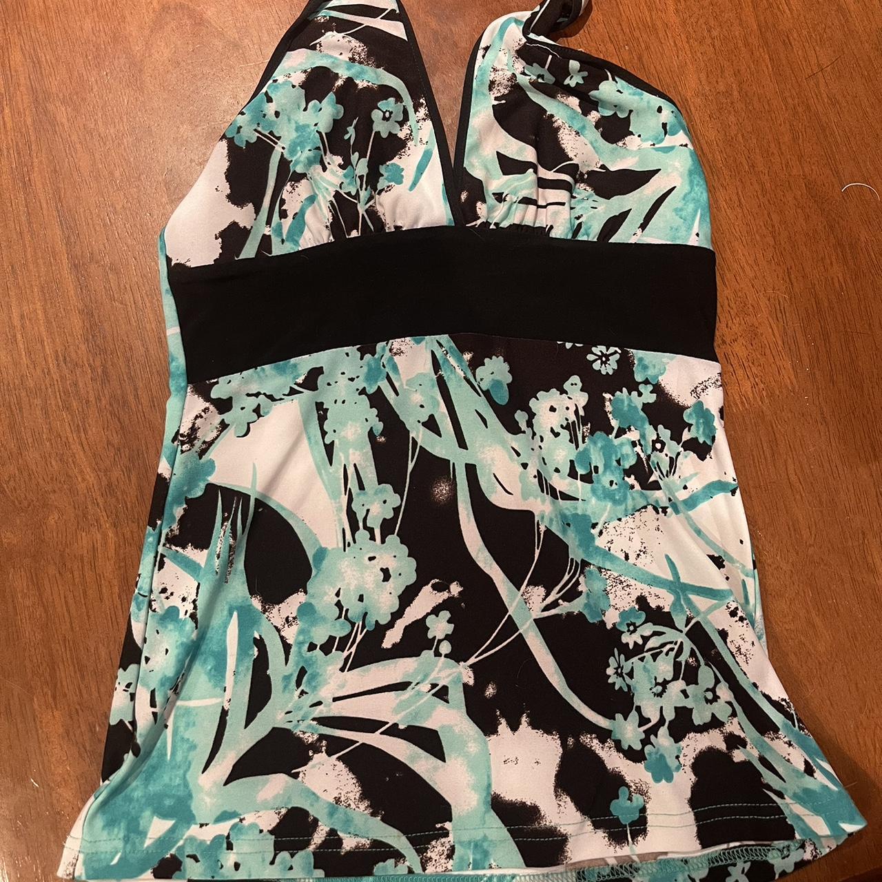 Super cute 2000s flowy halter top. Never worn,... - Depop