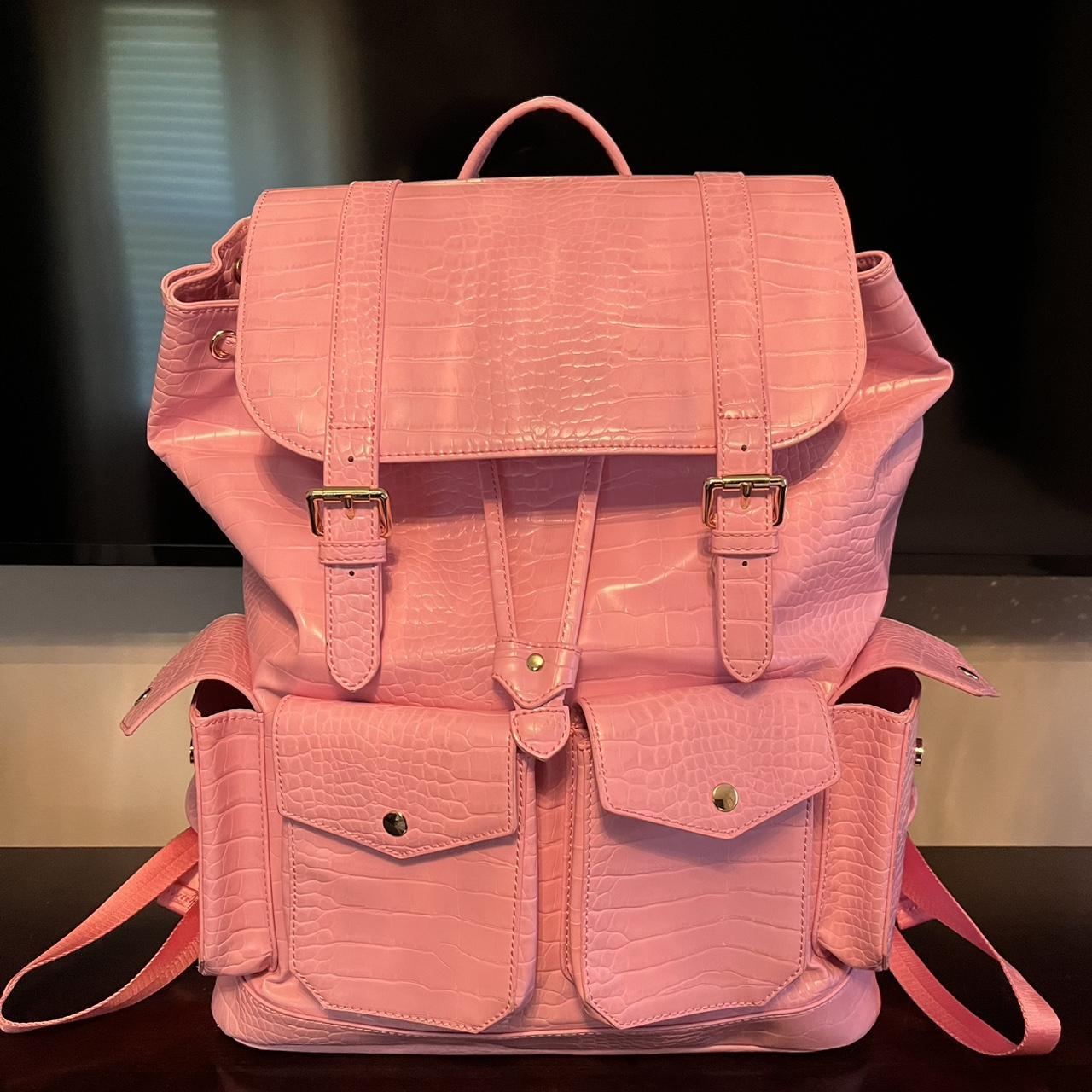 Allure County Pink crocodile bag (price negotiable) | Depop