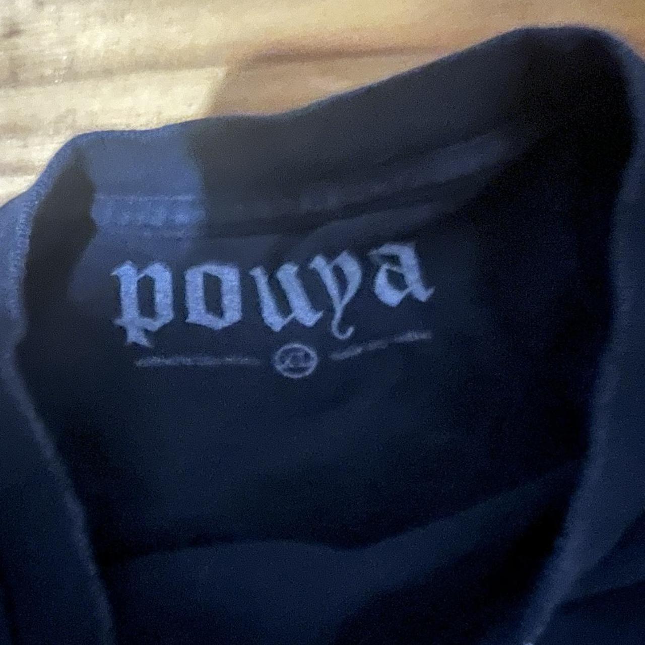 XL Pouya tee Very worn in Heavy cracking #POUYA... - Depop