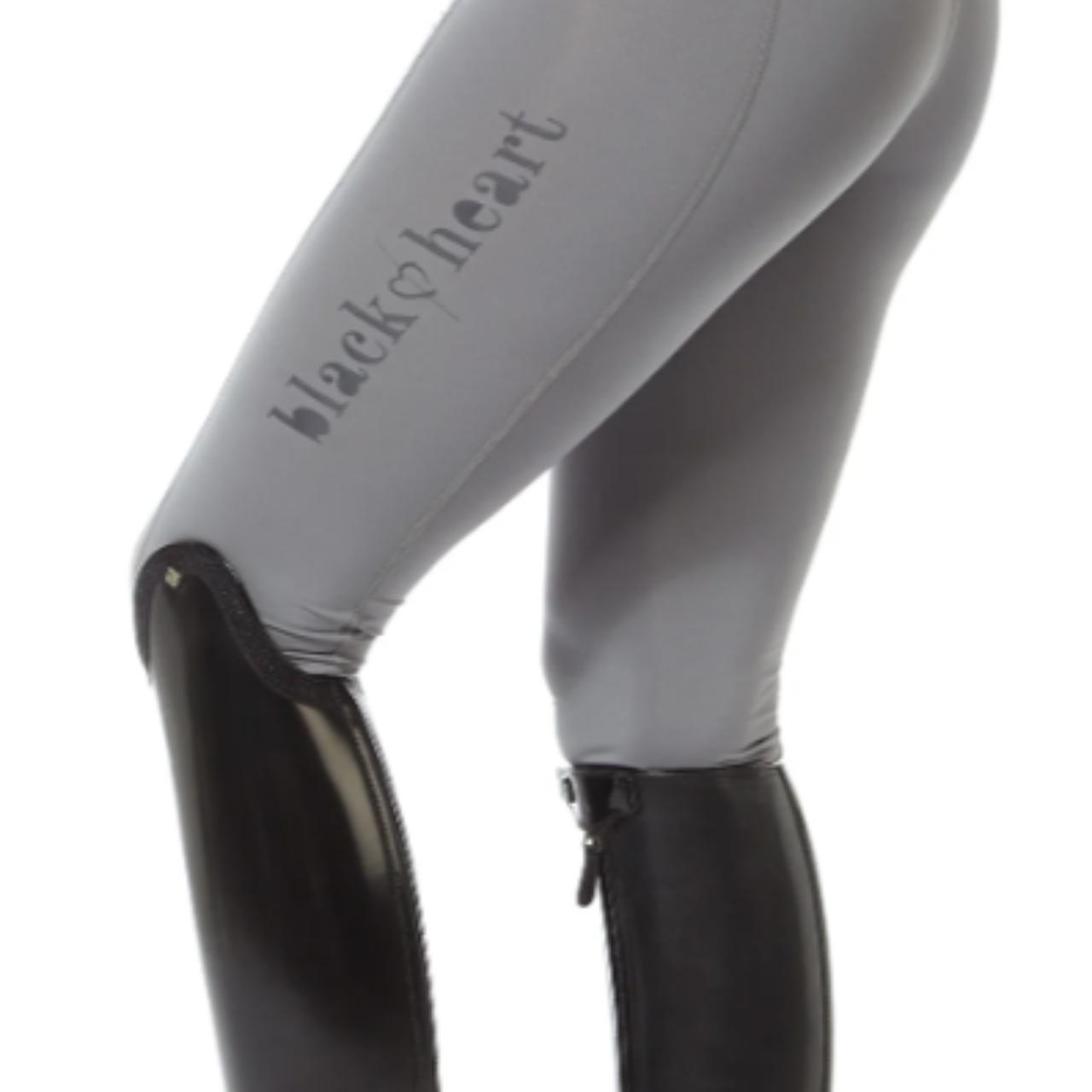 🖤Flex Riding Leggings - Grey 🖤 Black Heart... - Depop