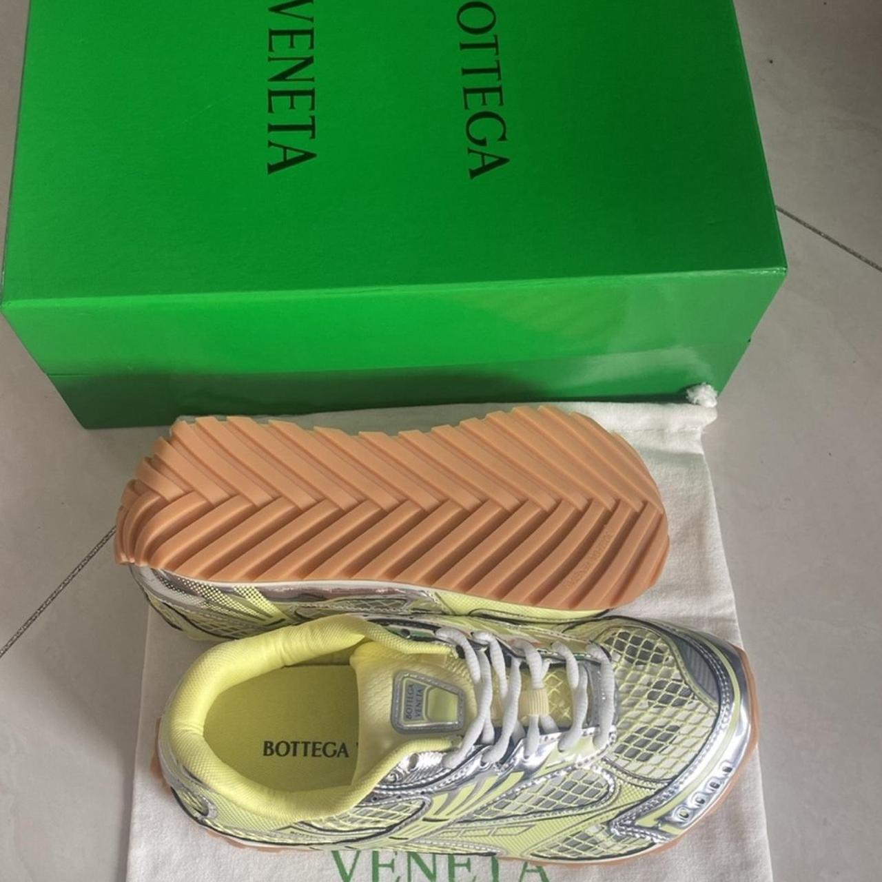 Bottega Veneta orbit yellow sneaker. Size 40. Just... | Depop