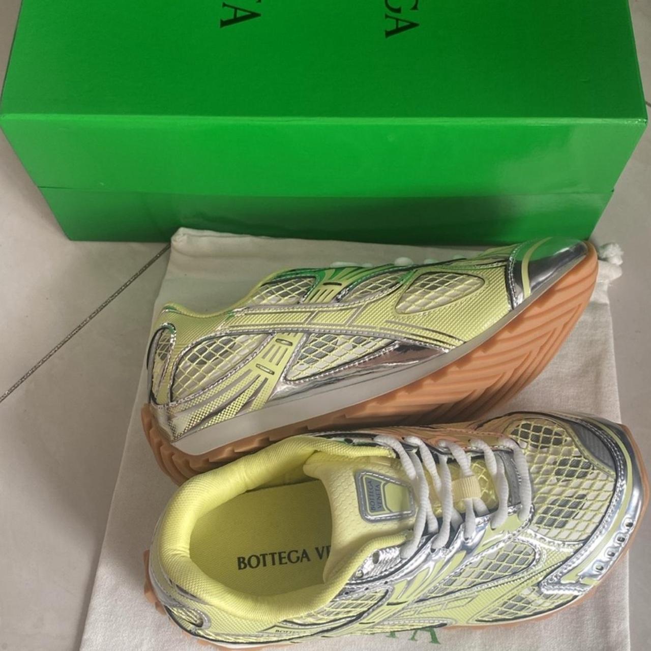 Bottega Veneta orbit yellow sneaker. Size 40. Just... | Depop