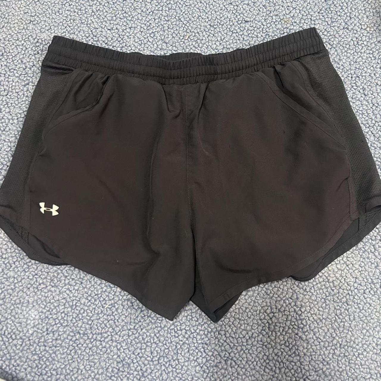 Black Under Armor Athletic shorts. Fits S/M | Depop