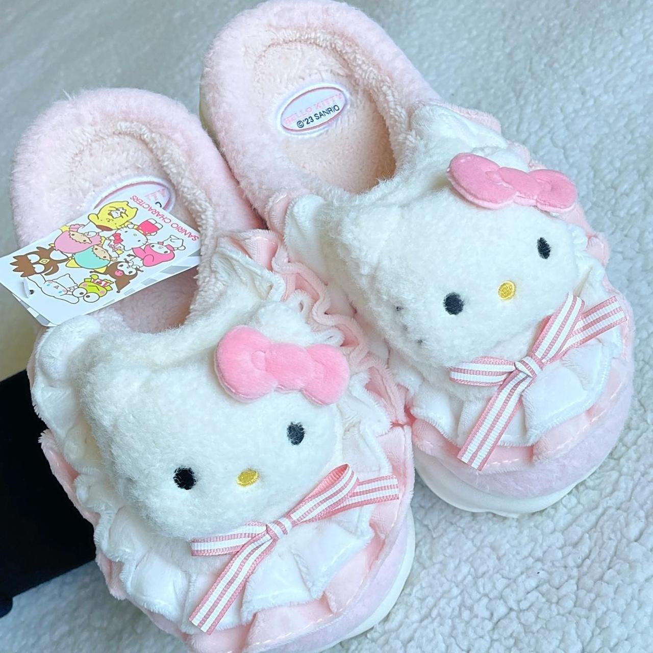 Hello Kitty® Super Cozy Plush Slippers Pink... - Depop