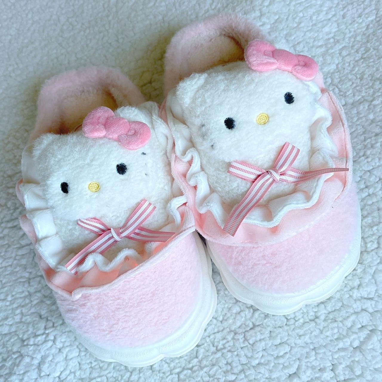Hello Kitty® Super Cozy Plush Slippers Pink... - Depop