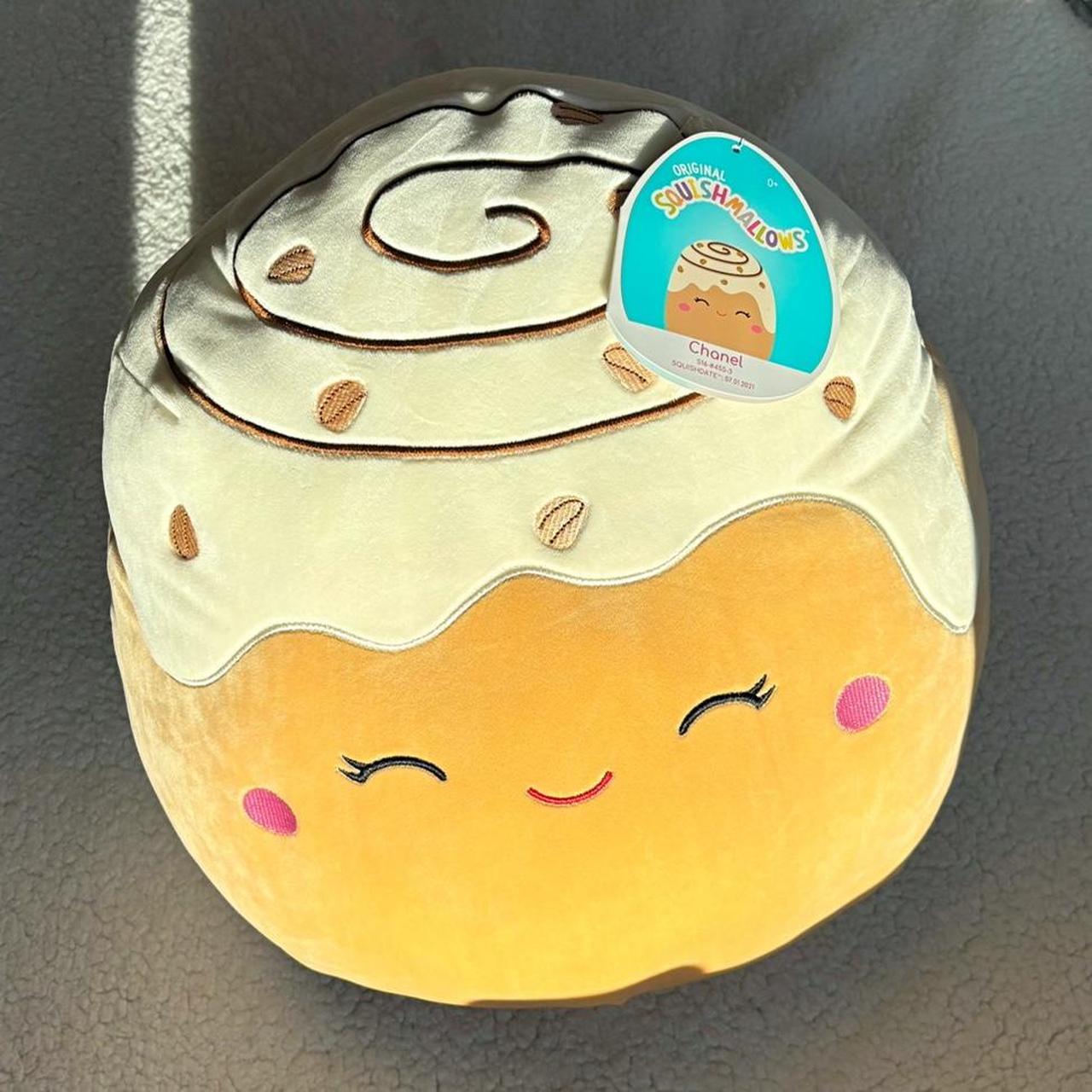 Squishmallows® Chanel the Cinnamon Roll Pillow... | Depop