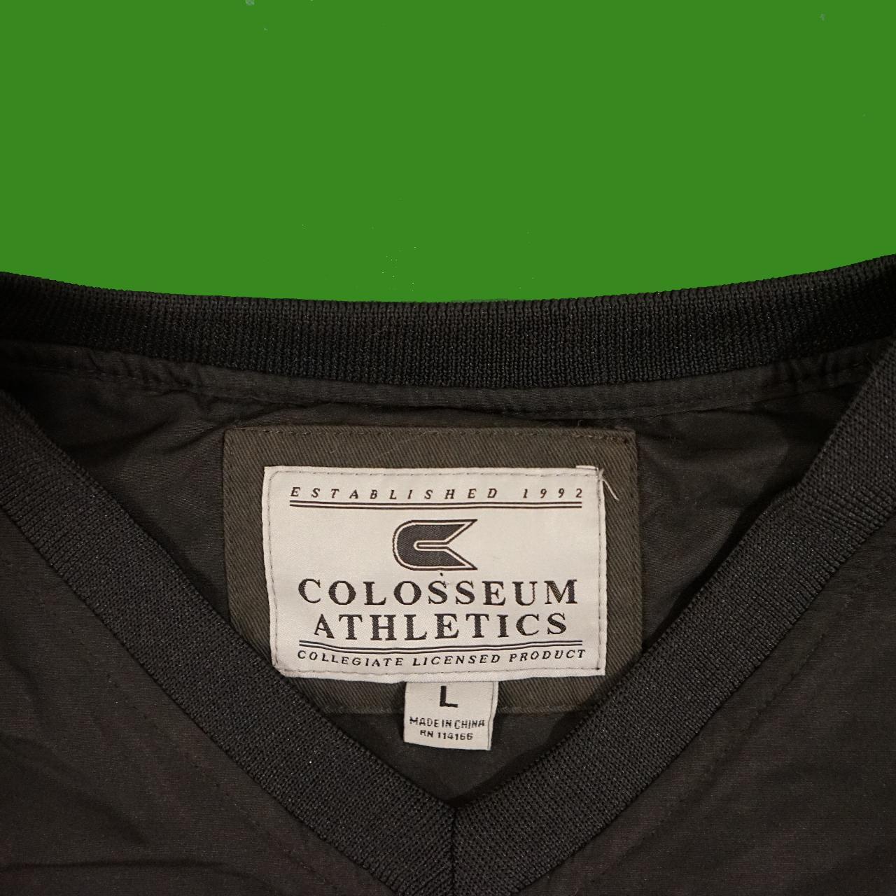 Colosseum Men's Black Coat | Depop
