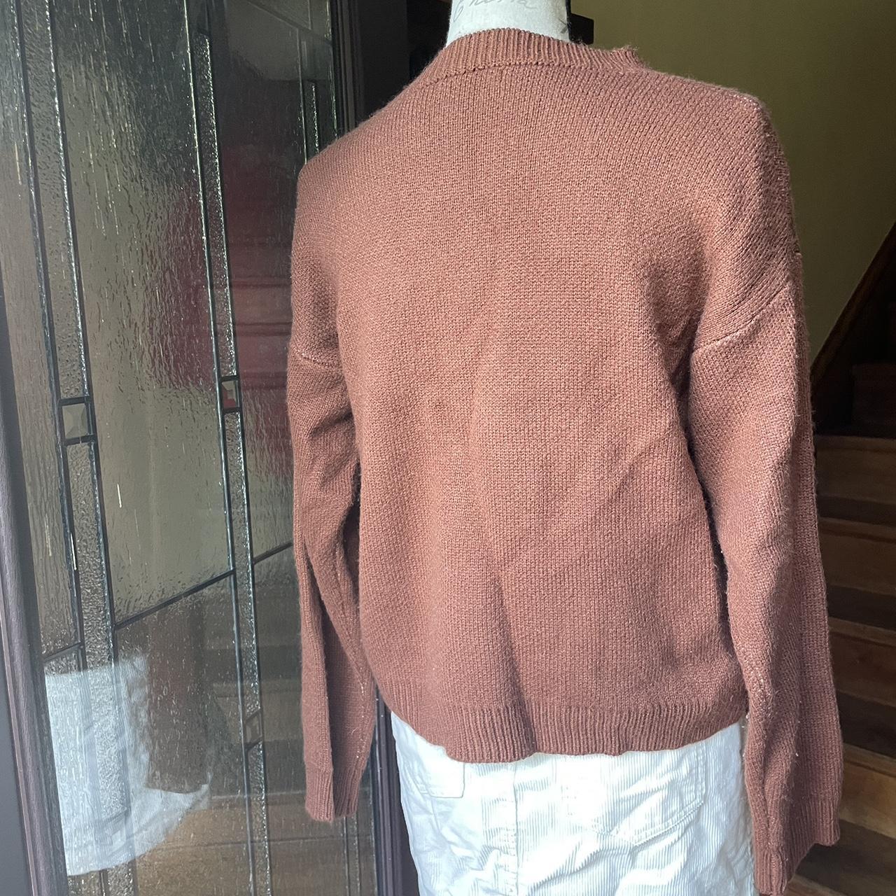 Small brown sweater. Sadie Sink wore one that looks... - Depop