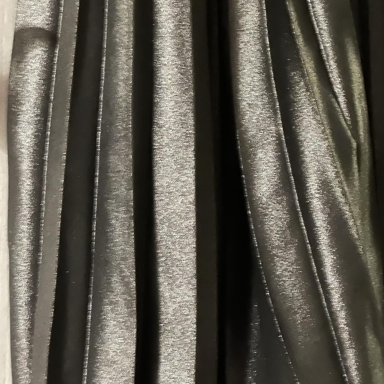 Monsoon silver shimmer grey midi dress size... - Depop