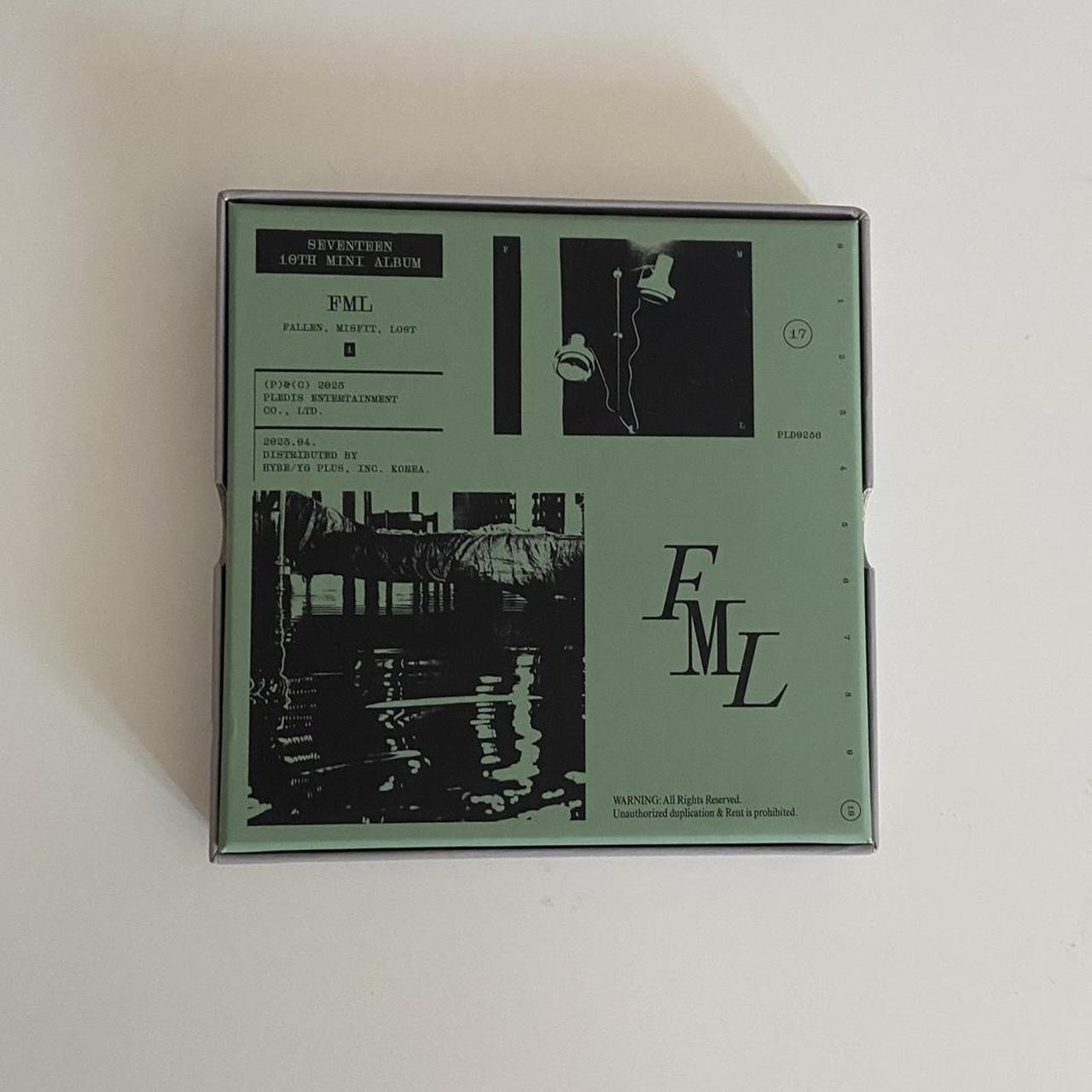 seventeen FML album inclusions shown in following... - Depop